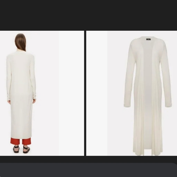 Theory | Sweaters | Theory Torina Openfront Knit Cashmere Long Cardigan ...